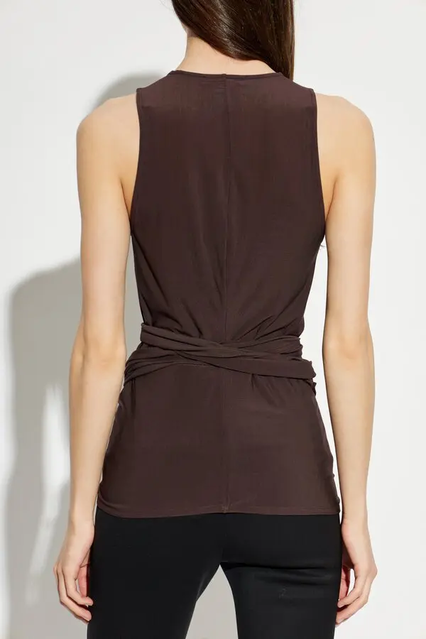 LEMAIRE Asymmetrical Top - Brown