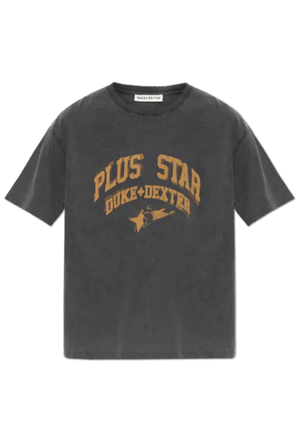 DUKE + DEXTER T-shirt With Logo - Grey