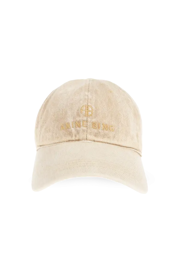 ANINE BING Jeremy" Baseball Cap - Beige