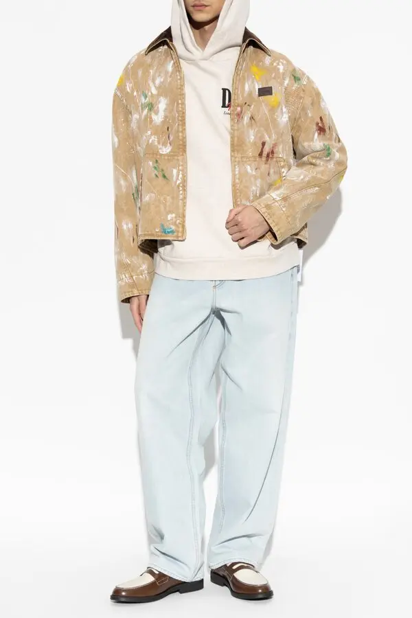 DUKE + DEXTER Hooded Sweatshirt - Cream