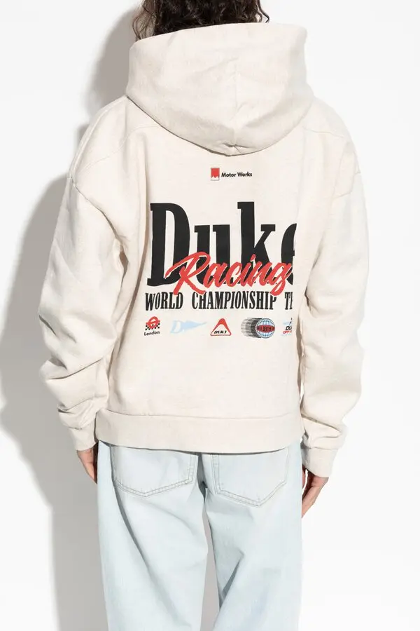 DUKE + DEXTER Hooded Sweatshirt - Cream