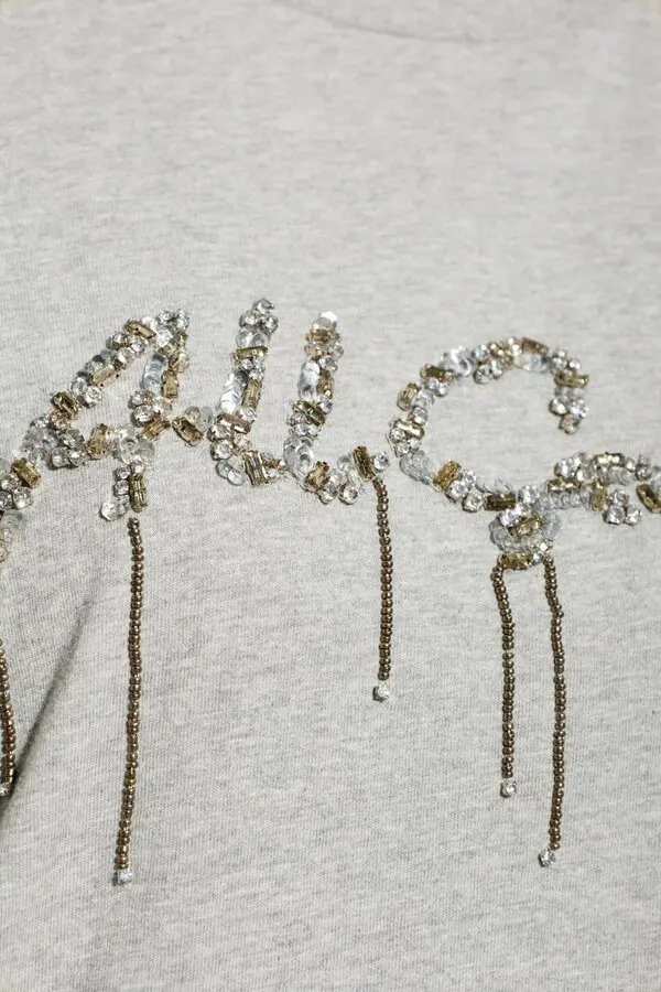 ALLSAINTS Chains Embellished T-shirt