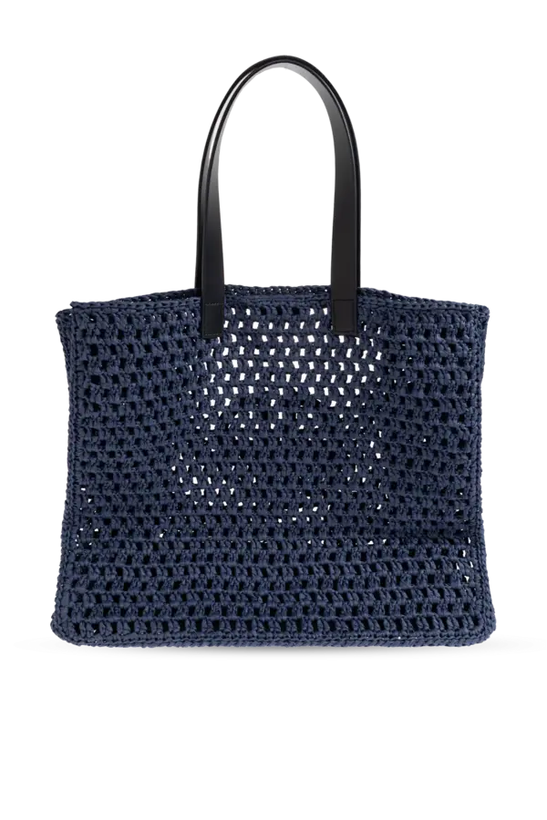 ANINE BING Large Rio Shopper Bag - Navy Blue