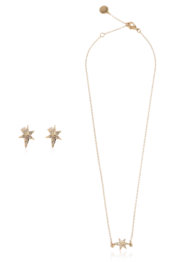 ALLSAINTS Earrings And Necklace Set - Gold