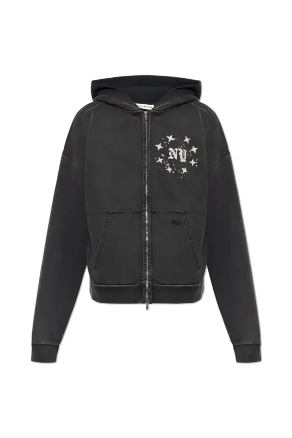 DUKE + DEXTER Zip Up Hoodie - Black
