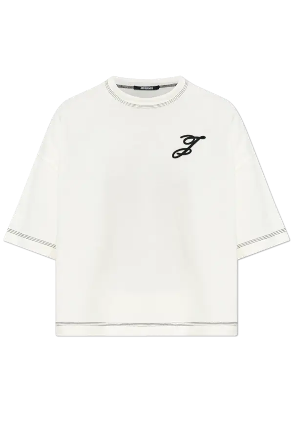 Jacquemus T-shirt "letro - White