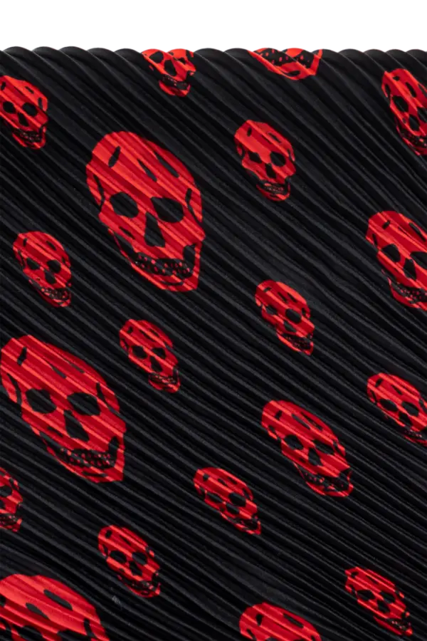 Alexander McQueen Pleated Scarf - Black