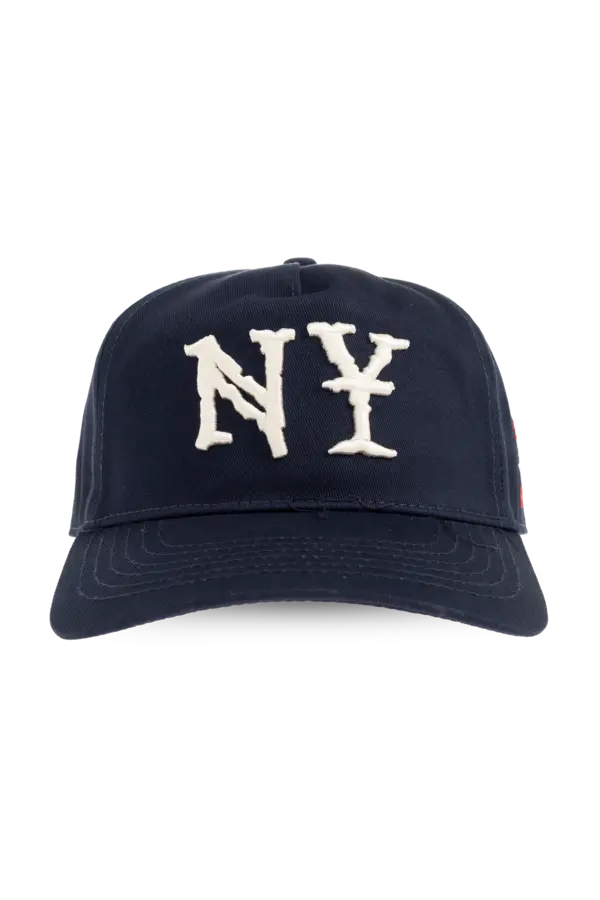 DUKE + DEXTER Six-panel Baseball Cap With Embroidered Appliqu - Navy Blue