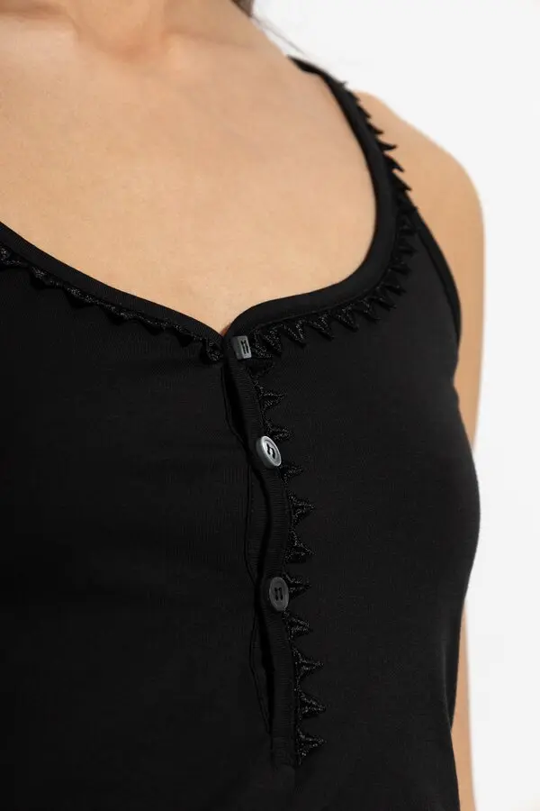 Jacquemus Strappy Top - Black