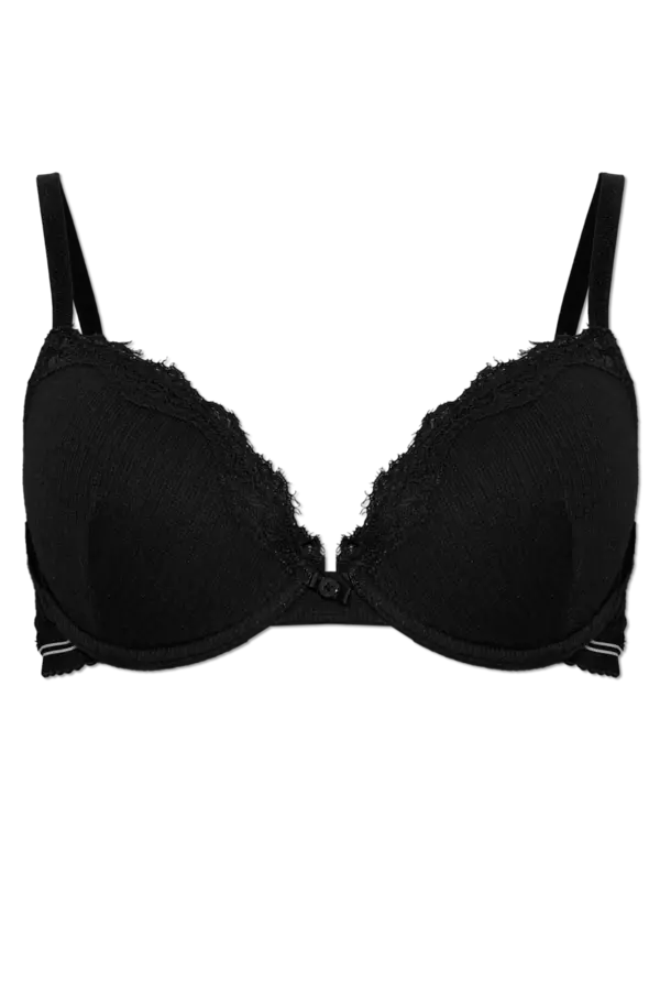 Emporio Armani Lace Bra - Black