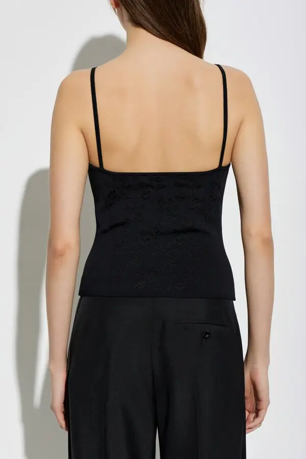 Alexander McQueen Off-shoulder Top With Lacing Detail - White