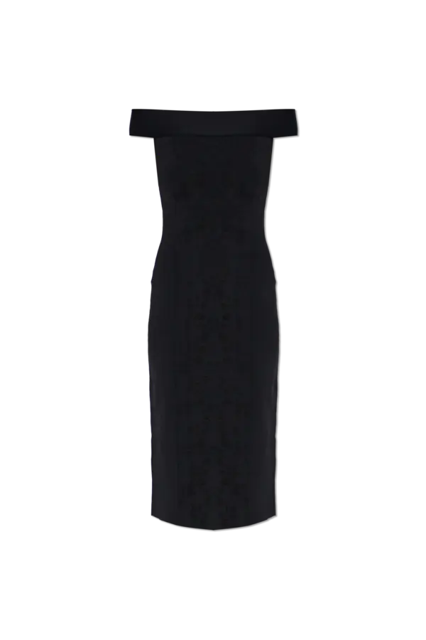 Alexander McQueen Sleeveless Pencil Midi Dress