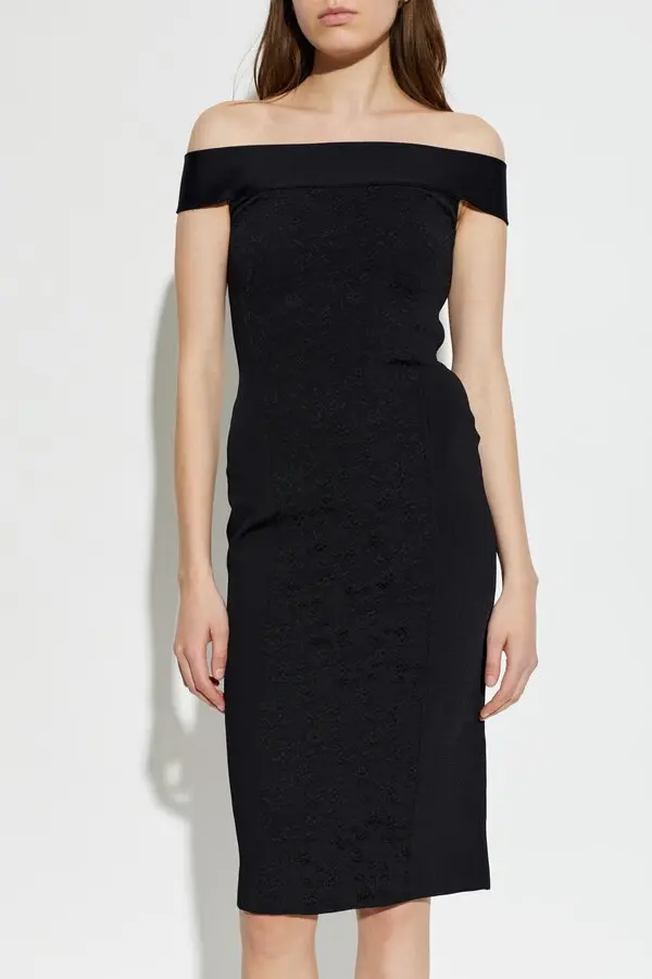 Alexander McQueen Sleeveless Pencil Midi Dress
