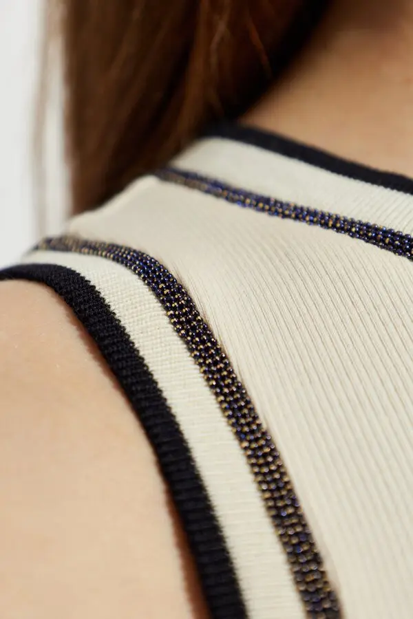 Fabiana Filippi Sleeveless Ribbed Top