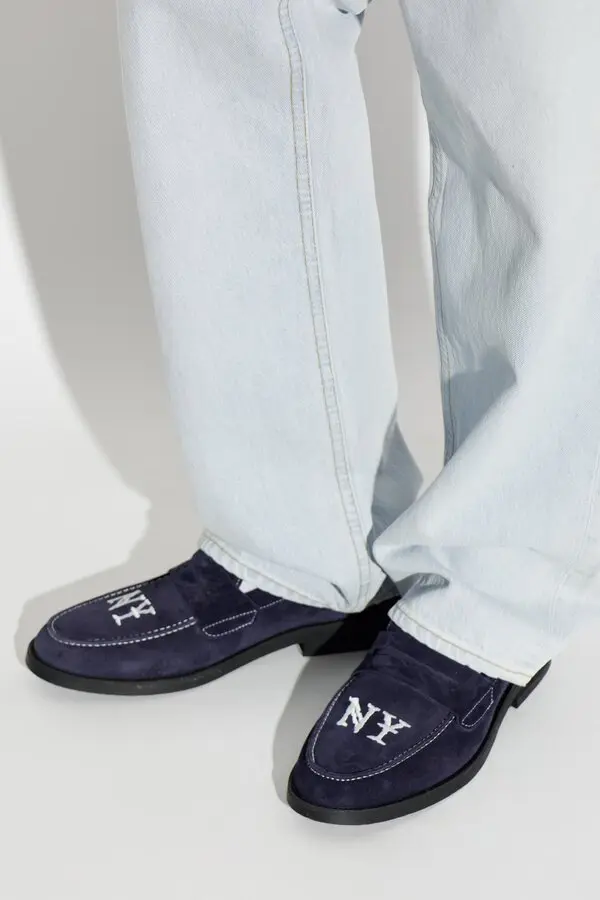 DUKE + DEXTER Wilde Loafers - Navy Blue