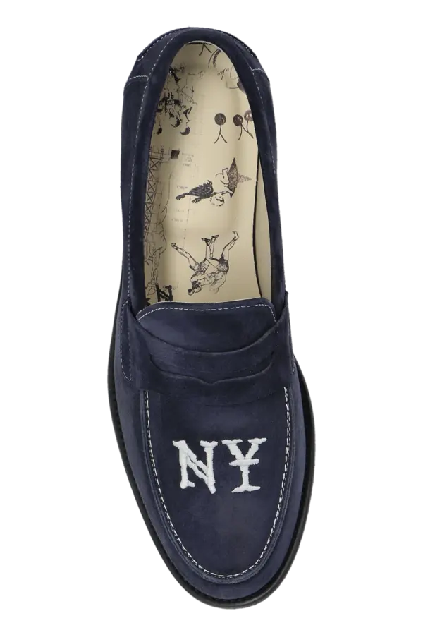DUKE + DEXTER Wilde Loafers - Navy Blue