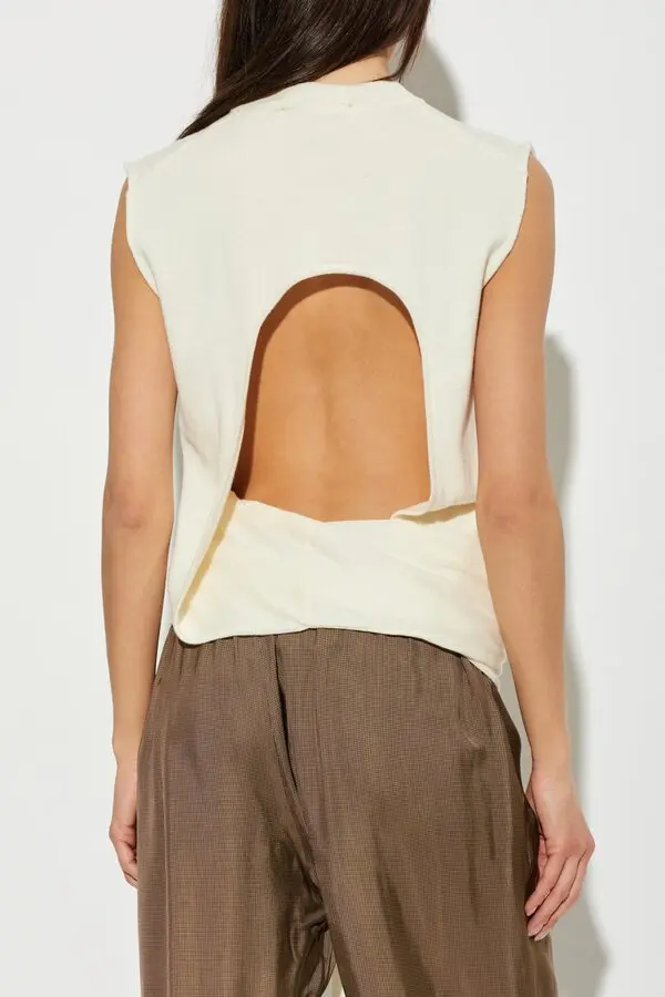 RÓHE Knit Top With Open Back