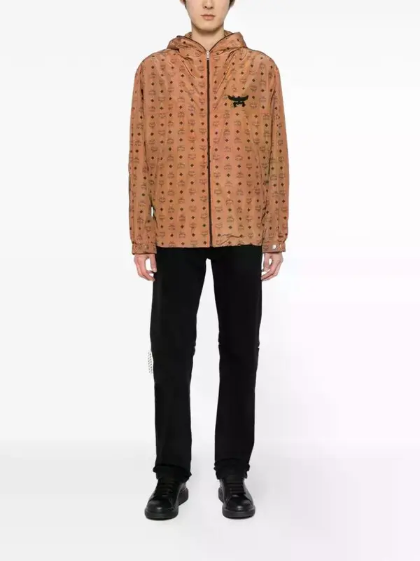 Mcm Visetos Hooded Jacket