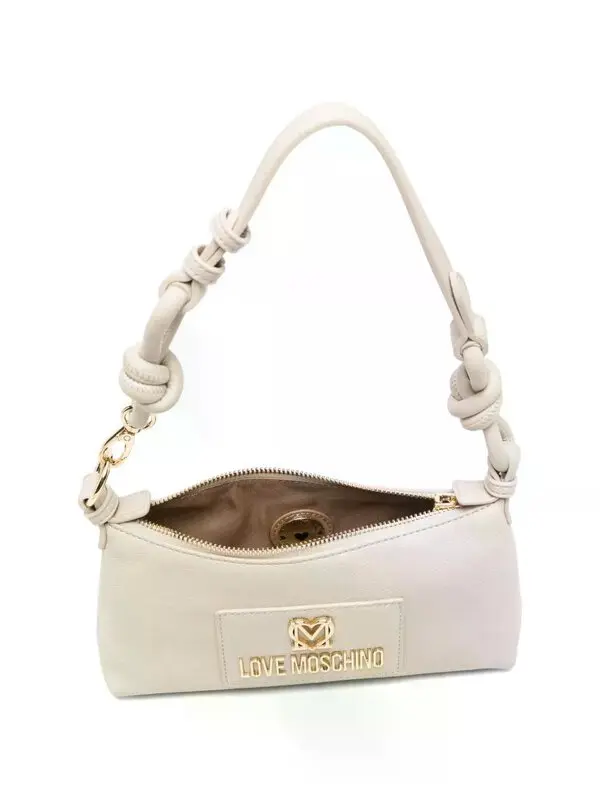 Moschino Knotted-strap Logo-plaque Shoulder Bag