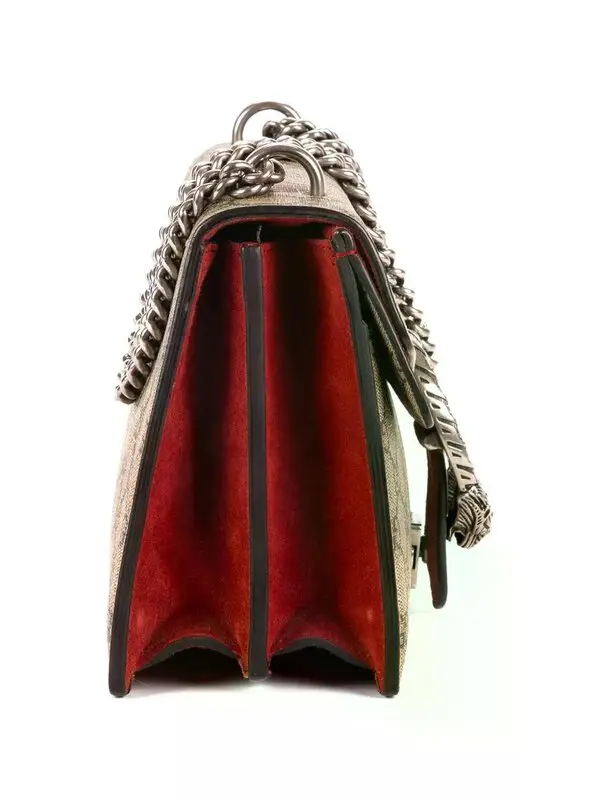 Gucci Gg Supreme Dionysus Shoulder Bag - Neutrals