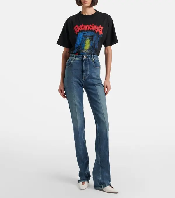 Balenciaga High-rise Straight Jeans