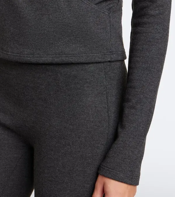 LESET Lauren Jersey Top - Grey