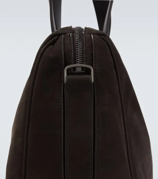 Zegna Leather Duffle Bag