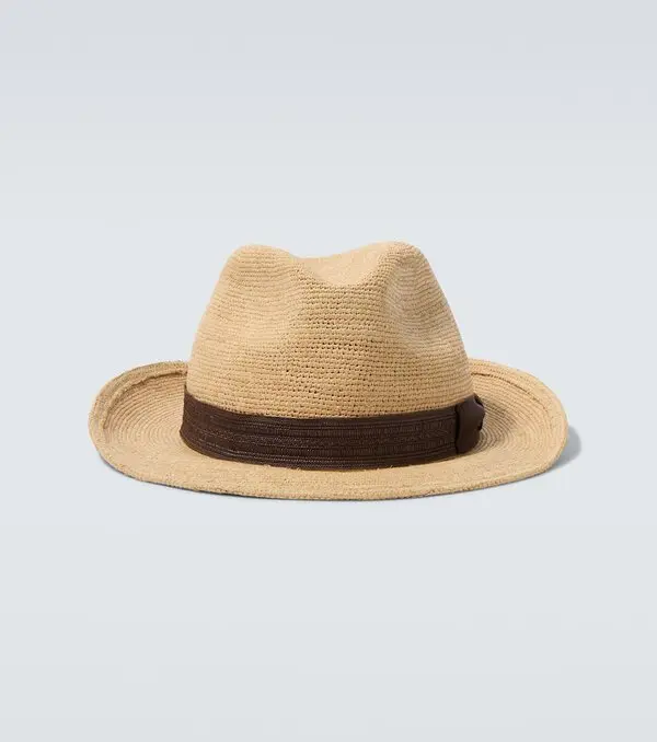 Borsalino Federico Straw Panama Hat - Beige