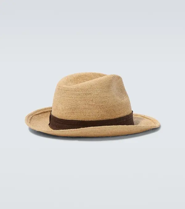 Borsalino Federico Straw Panama Hat - Beige