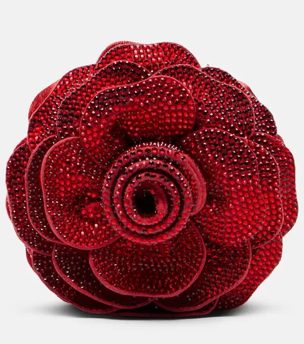 Judith Leiber Soft Rose Belle Crystal Clutch