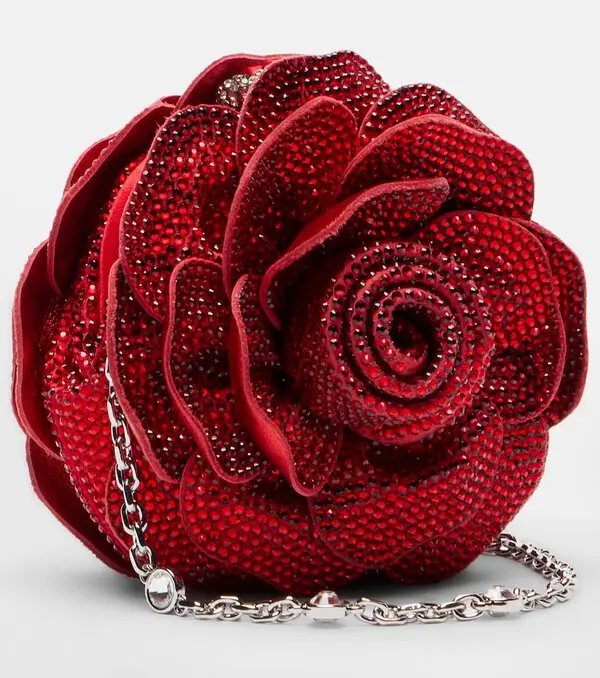 Judith Leiber Soft Rose Belle Crystal Clutch