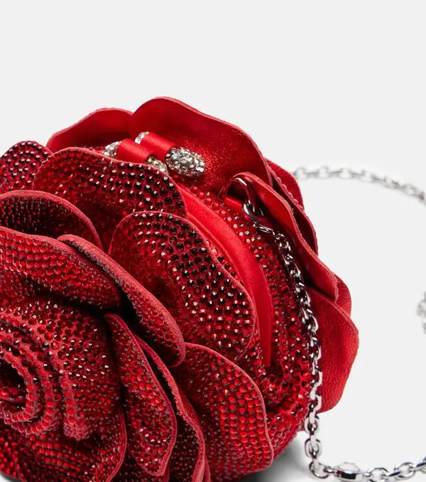 Judith Leiber Soft Rose Belle Crystal Clutch