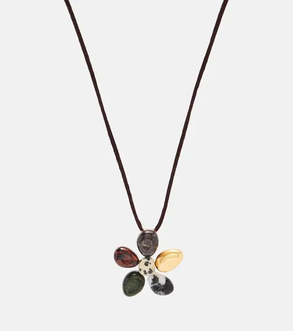 Zimmermann Norma 16kt Gold-plated Pendant Necklace - Multicoloured