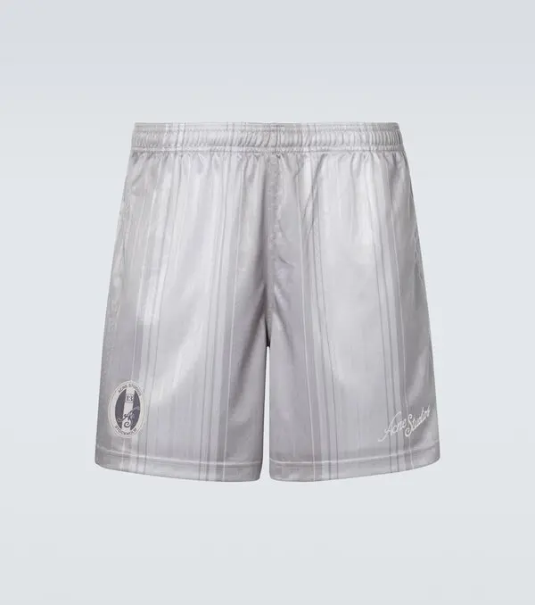 Acne Studios Ronso Striped Shorts - Grey