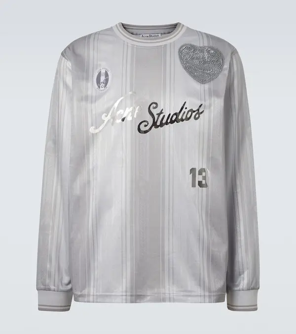 Acne Studios Logo Striped T-shirt