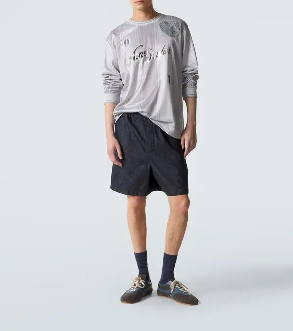 Acne Studios Logo Striped T-shirt