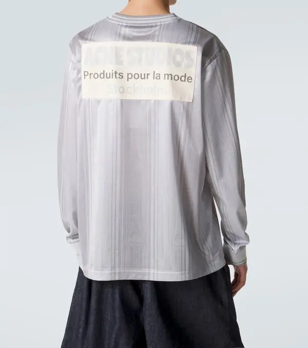 Acne Studios Logo Striped T-shirt