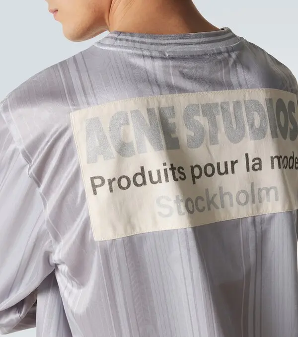 Acne Studios Logo Striped T-shirt