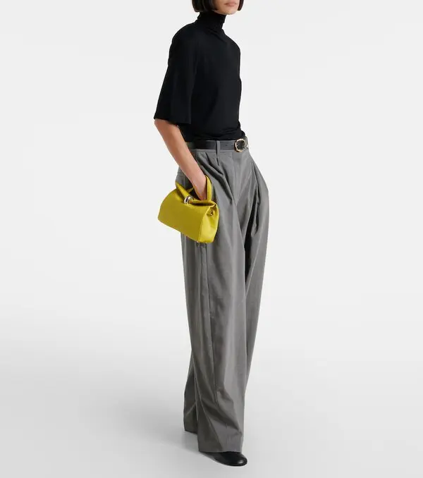 Jacquemus Valérie Small Leather Top-handle Bag - Green