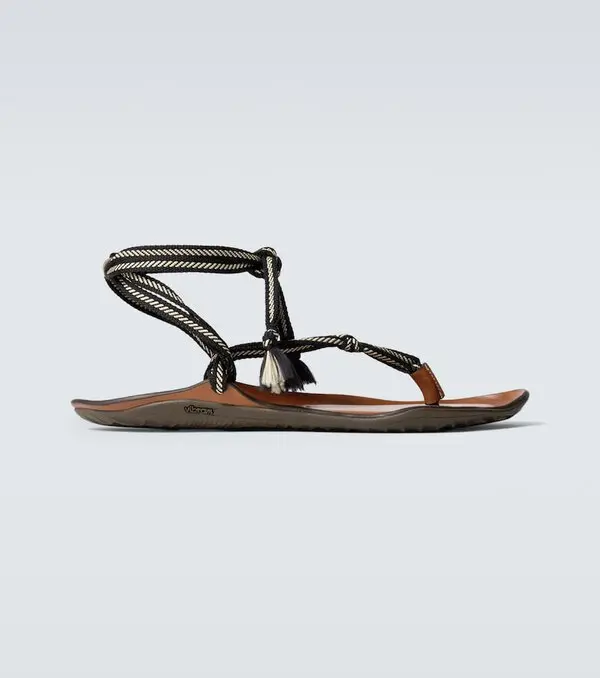 LEMAIRE Vibram Woven Sandals - White