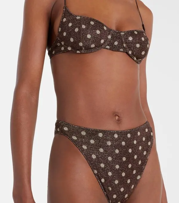 Oseree Lumière Polka-dot Bikini