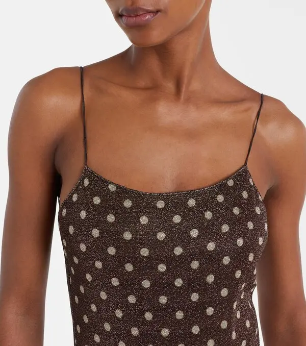 Oseree Lumière Polka Dot Swimsuit
