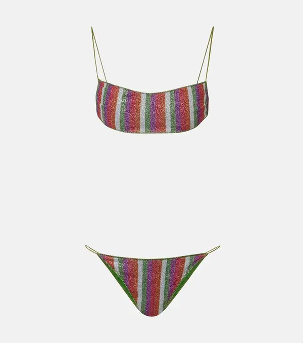 Oseree Lumiere Striped Bikini - Multicoloured