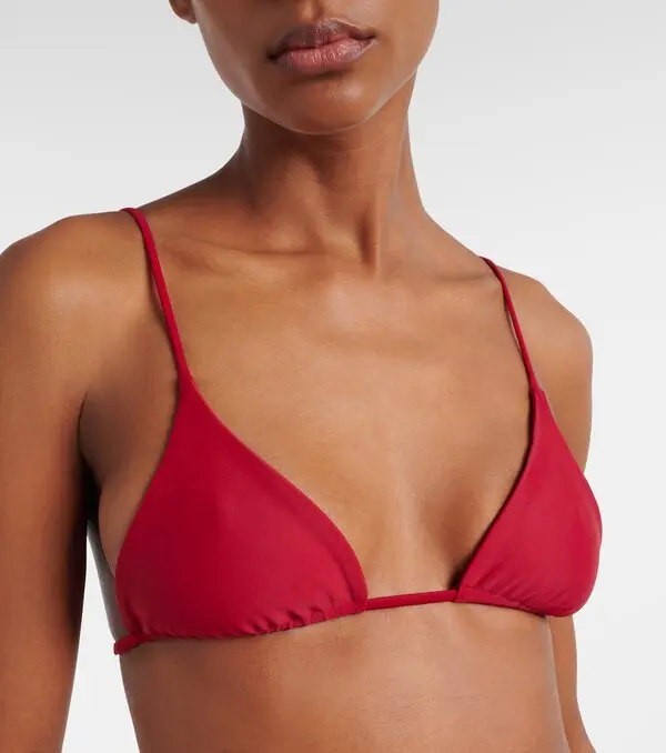 Jade Swim Via Bikini Top - Red