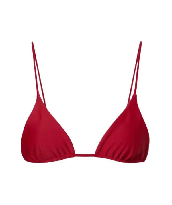 Jade Swim Via Bikini Top - Red