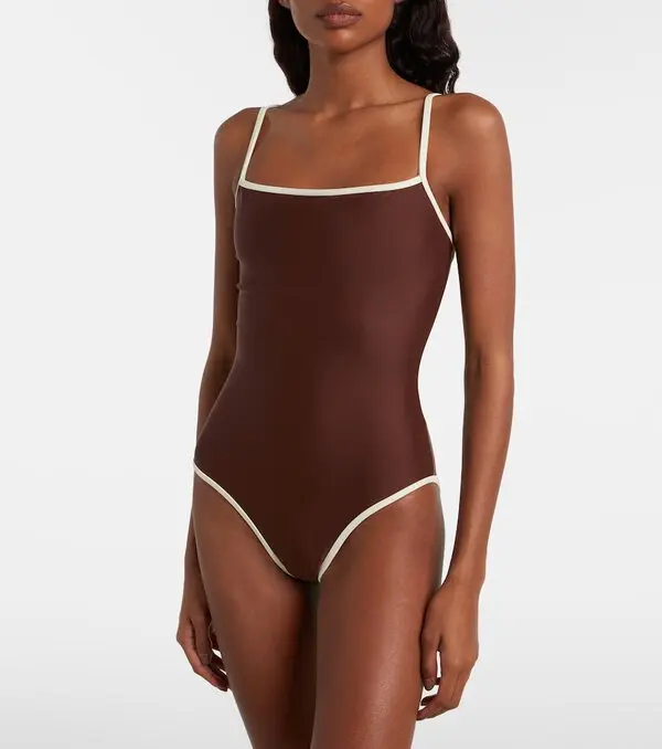Jade Swim Layla One Piece Swimsuit - Brown