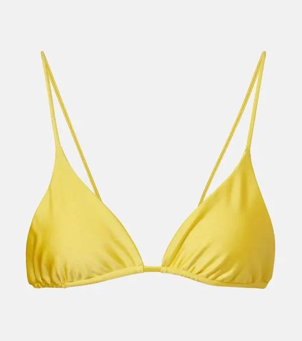 Jade Swim Via Bikini Top - Yellow