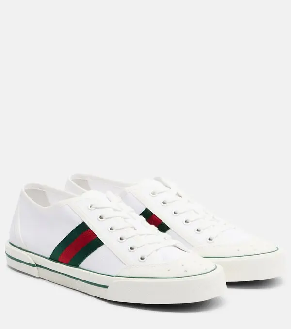 Gucci Tennis 1977 Canvas Sneakers - White