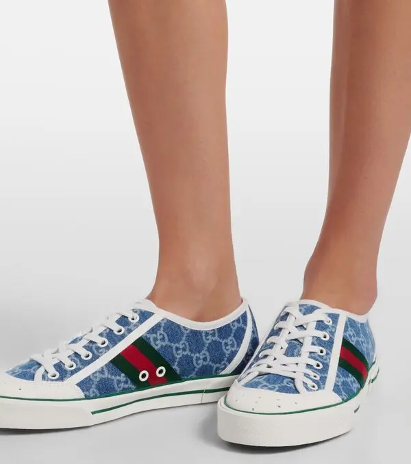 Gucci Tennis 1977 Gg Denim Sneakers