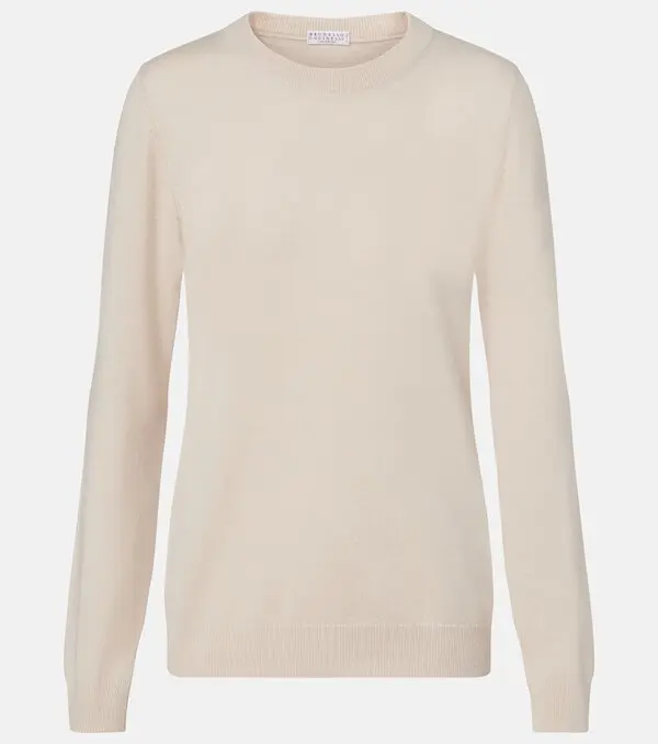 Brunello Cucinelli Cashmere Sweater - Beige